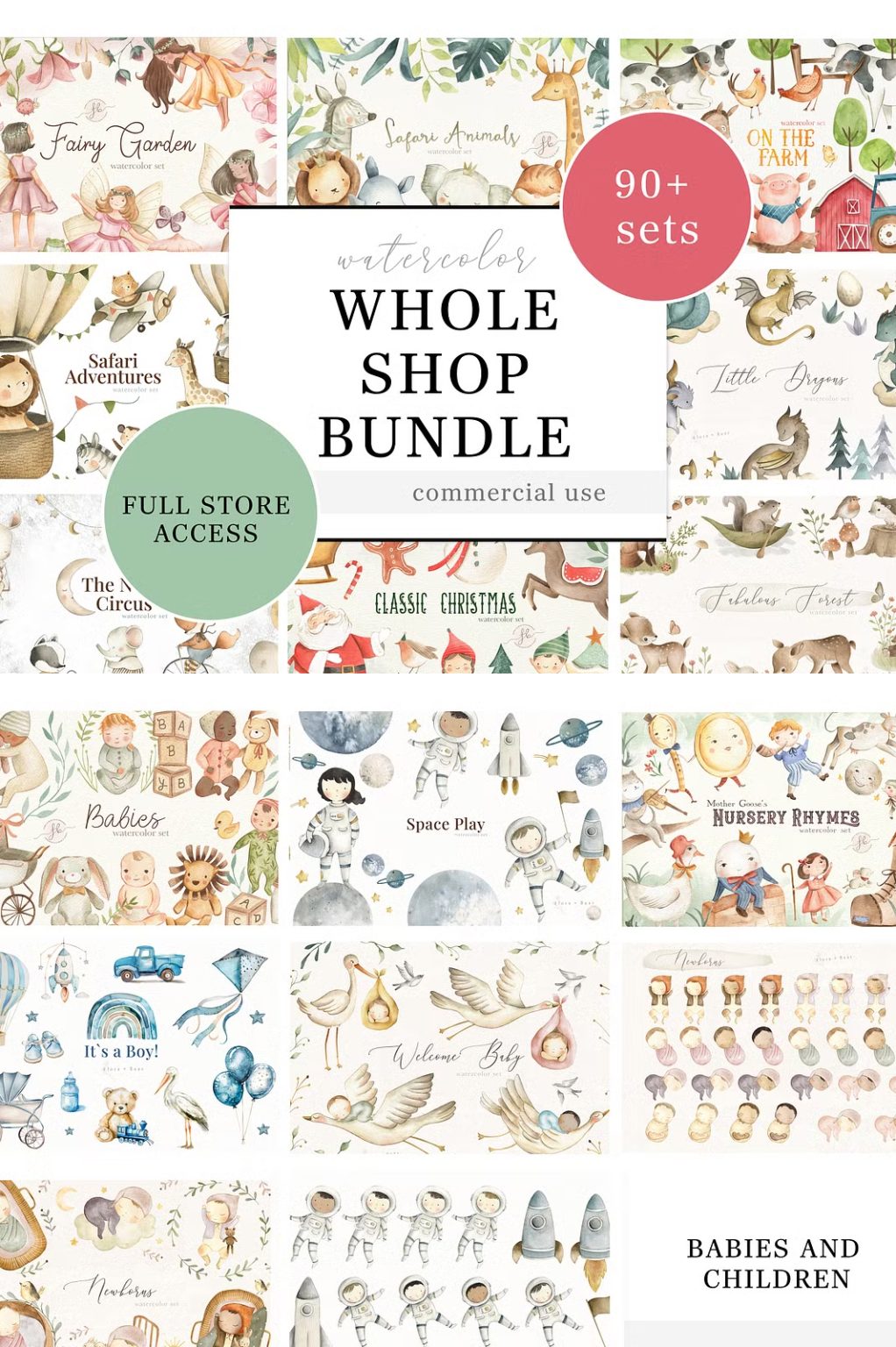 Whole Shop Bundle - Hecavi - Illustrations Inspiration Website