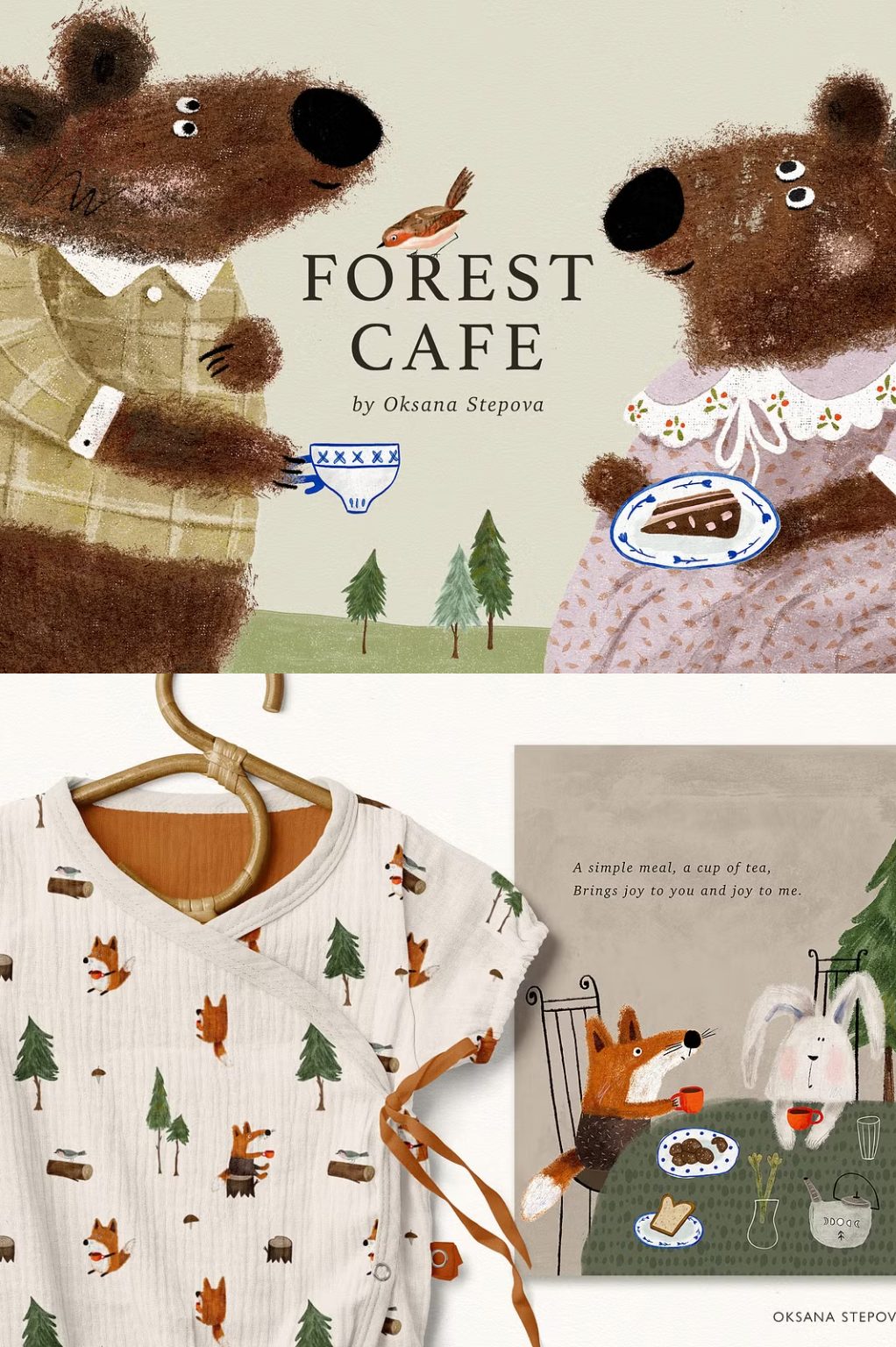 FOREST CAFE - Hecavi - Illustrations Inspiration Website