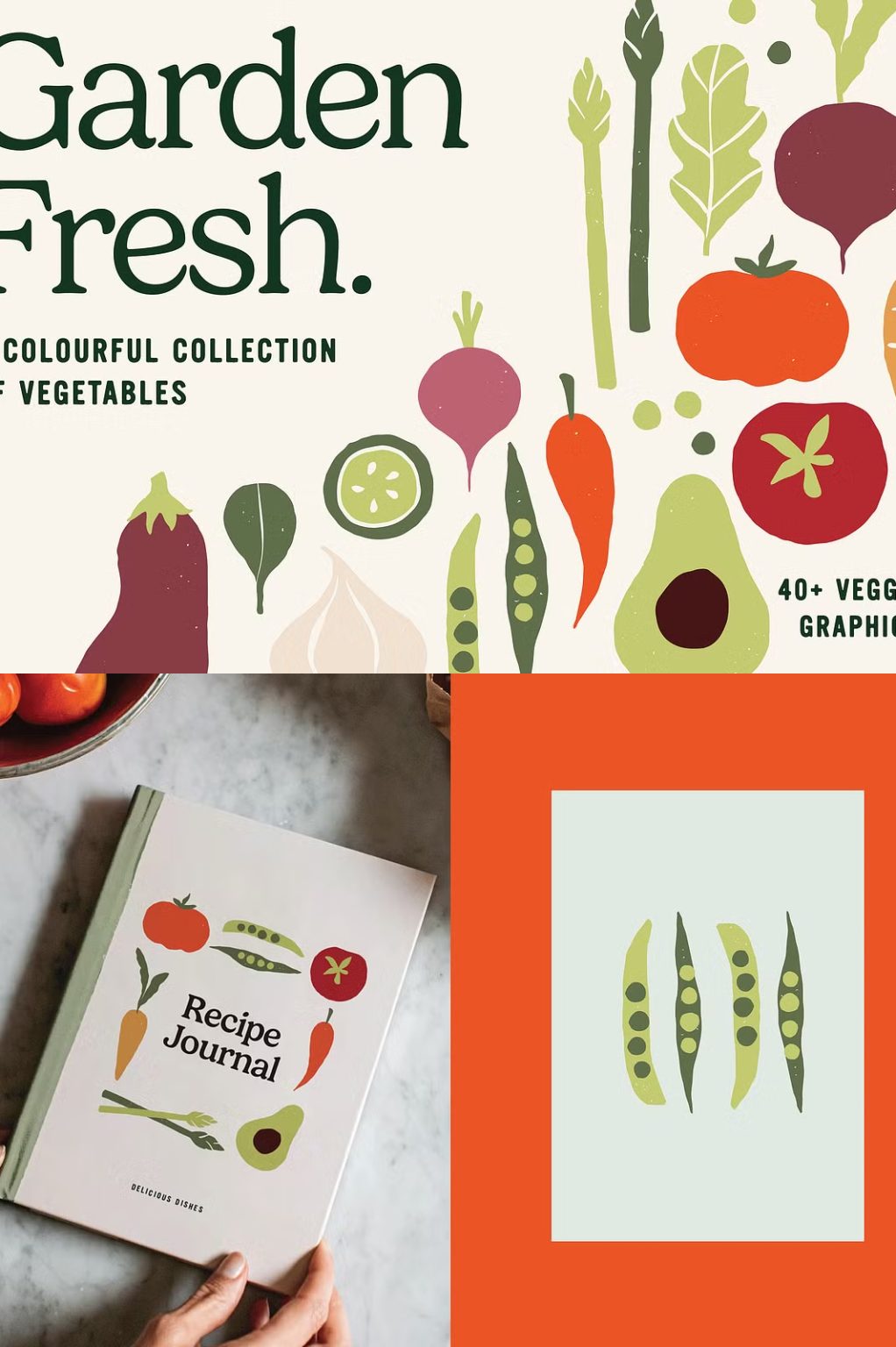 Rustic Vegetable Illustrations - Hecavi - Illustrations Inspiration Website