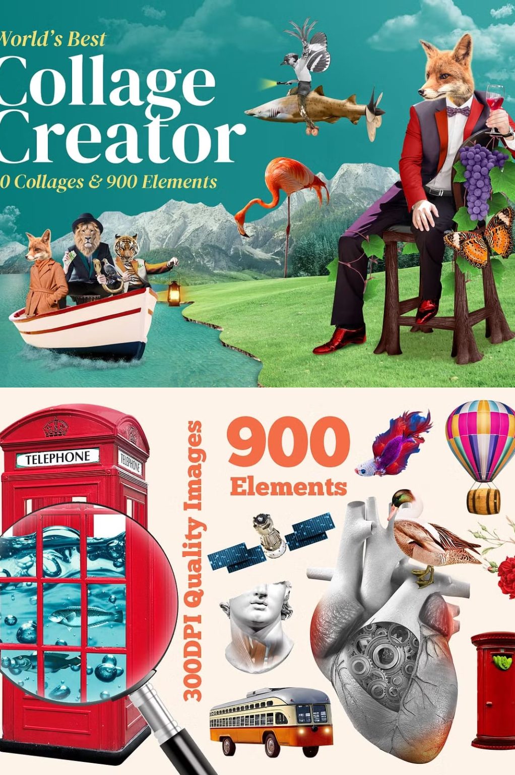 World's Best Collage Creator - Hecavi - Illustrations Inspiration Website