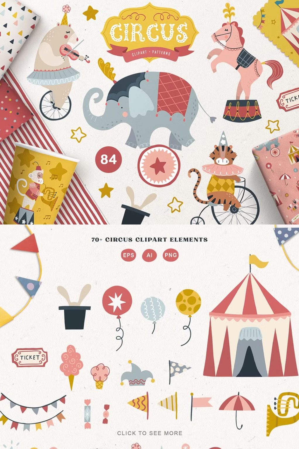 Circus Animals - Hecavi - Illustrations Inspiration Website