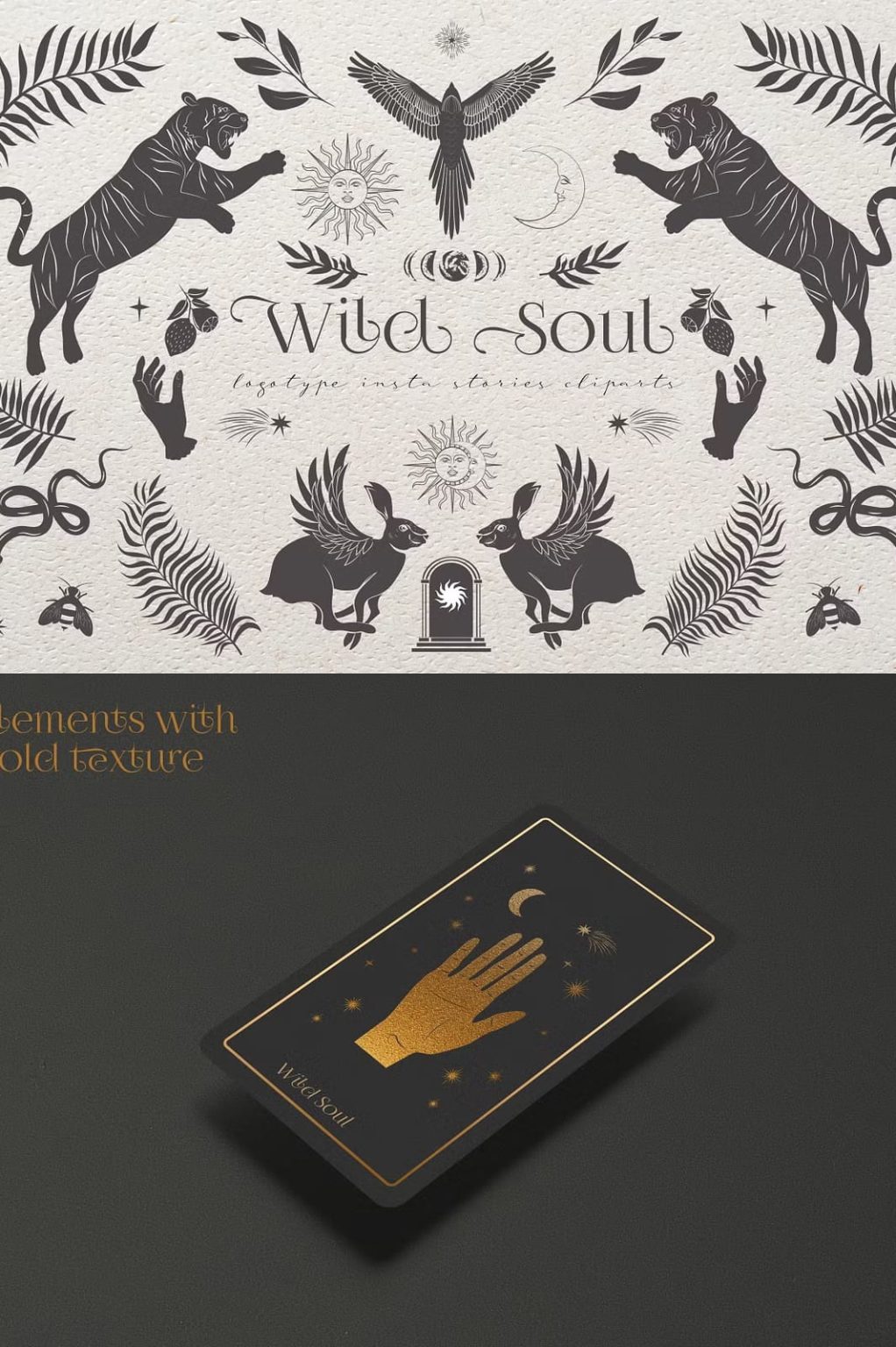 Wild Soul Logo & Insta Stories - Hecavi - Illustrations Inspiration Website