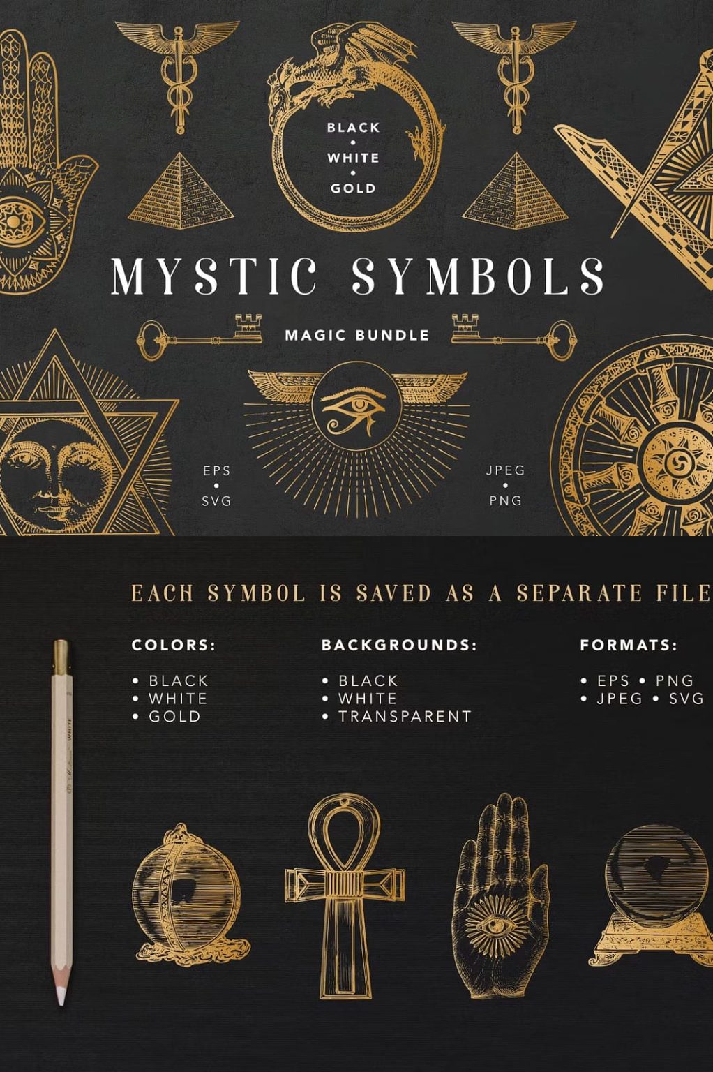 MYSTIC SYMBOLS Magic Collection - Hecavi - Illustrations Inspiration ...