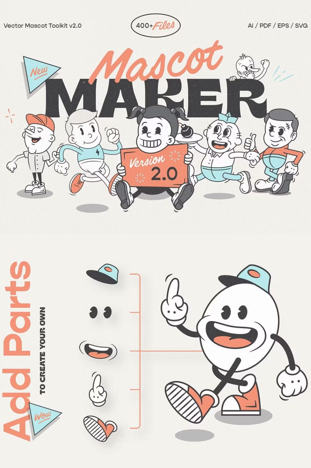 Mascot Maker v2.0: Vector Toolkit - Hecavi - Illustrations Inspiration ...