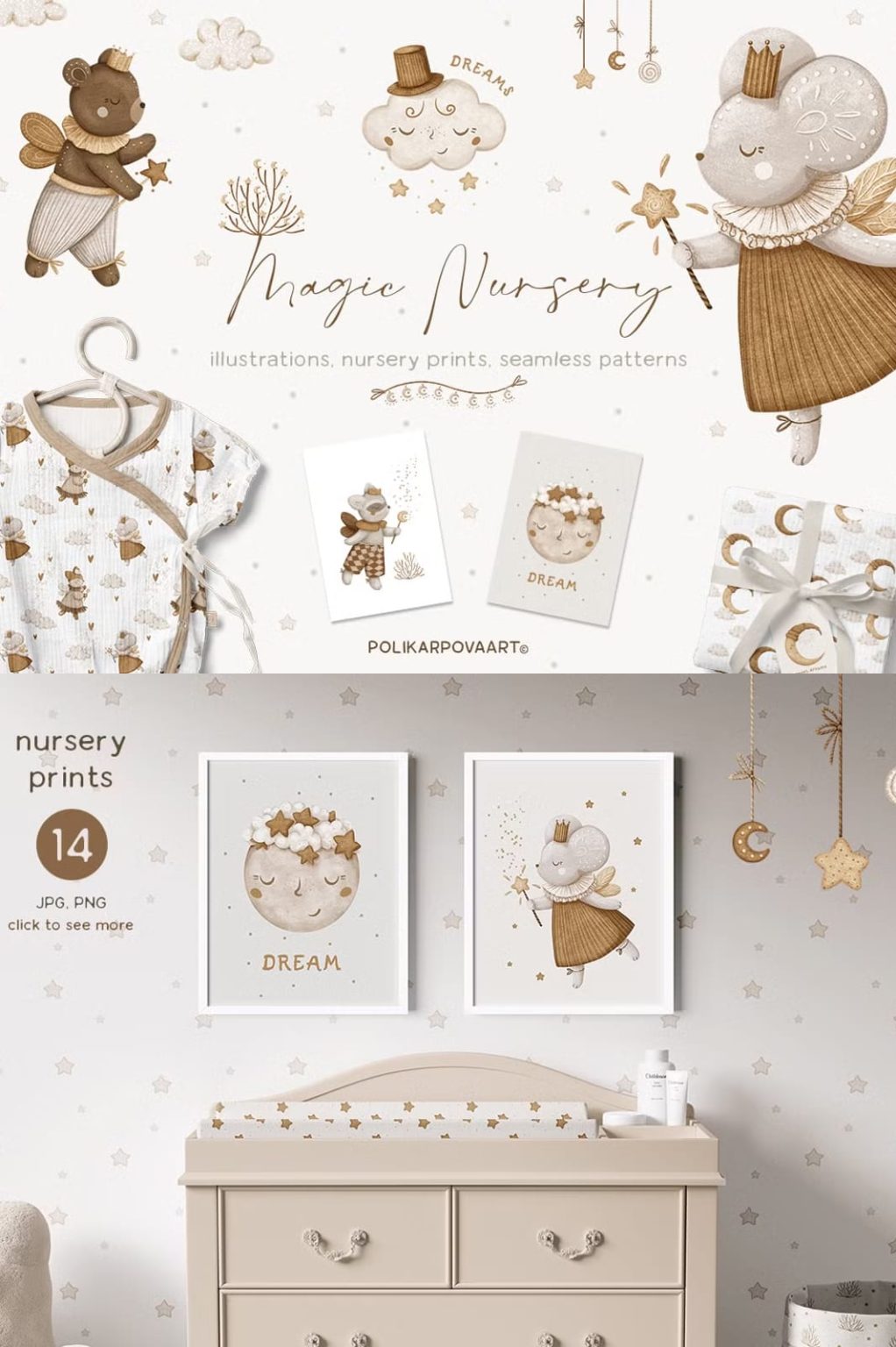 Magic Nursery. Baby Collection - Hecavi - Illustrations Inspiration Website