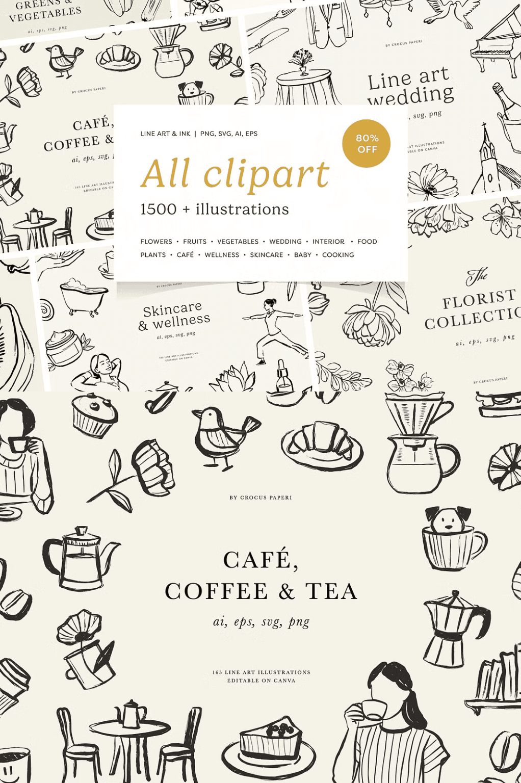 1500+ All Illustrations Bundle - Hecavi - Illustrations Inspiration Website