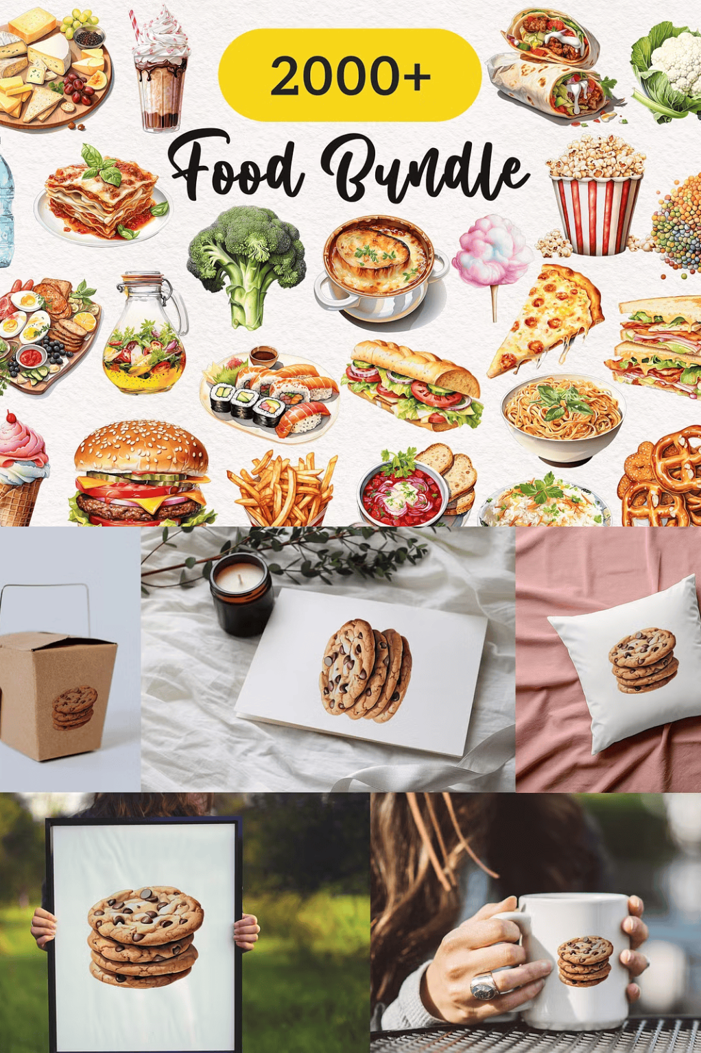 Food Clipart Mega Bundle - Hecavi - Illustrations Inspiration Website