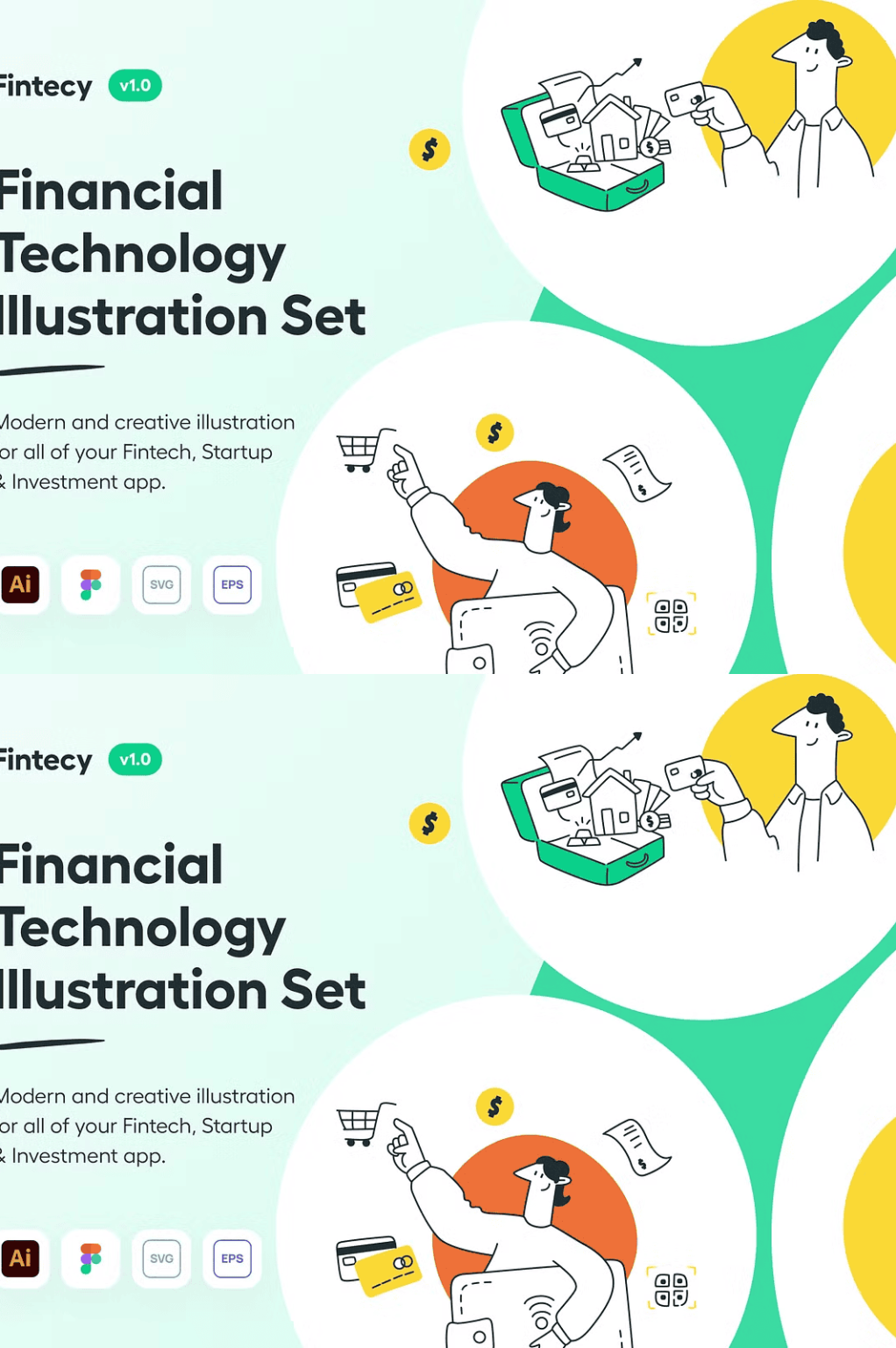 Financial Technology Illustrations - Hecavi - Illustrations Inspiration ...