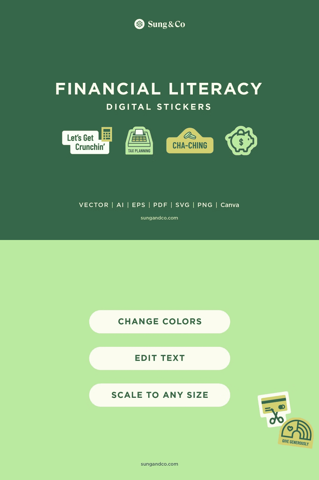 Financial Literacy Digital Stickers - Hecavi - Illustrations ...