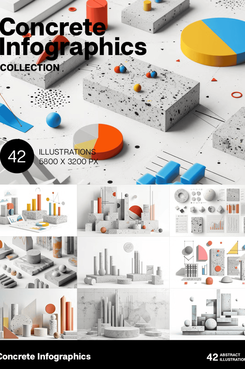 Concrete Infographics - Hecavi - Illustrations Inspiration Website