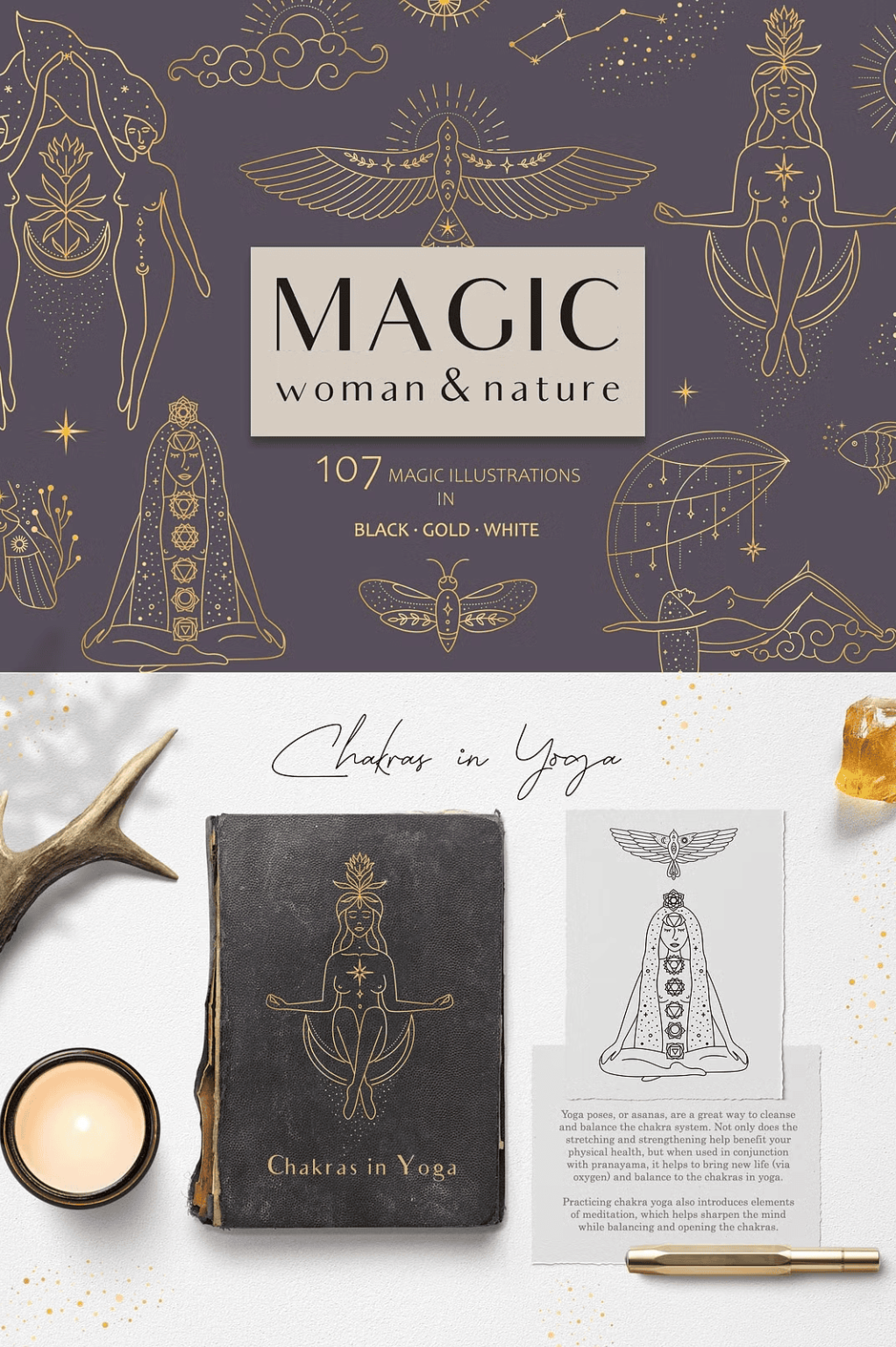 Magic Woman & Nature - Hecavi - Illustrations Inspiration Website
