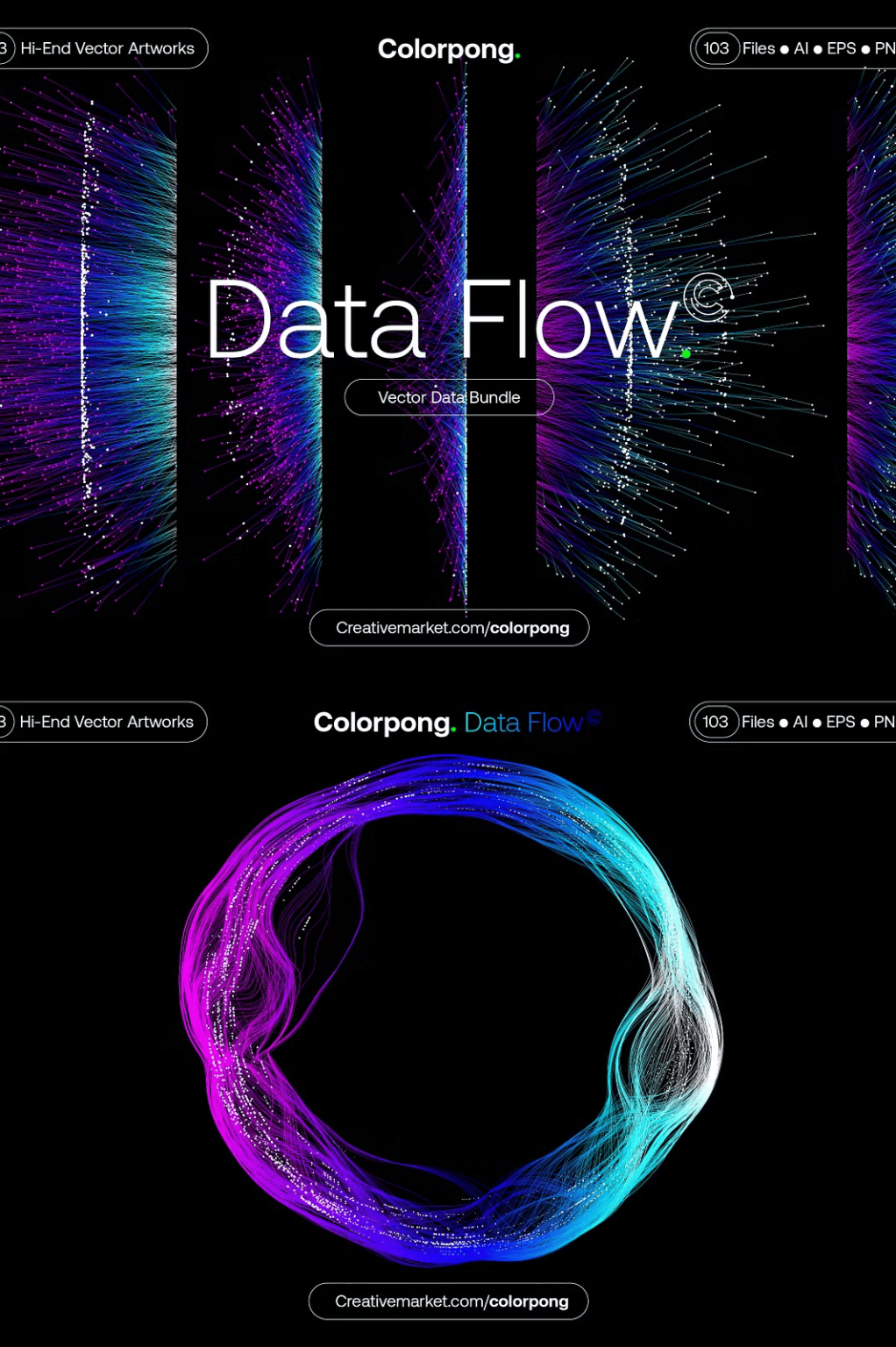 Data Flow - Vector Bundle - Hecavi - Illustrations Inspiration Website
