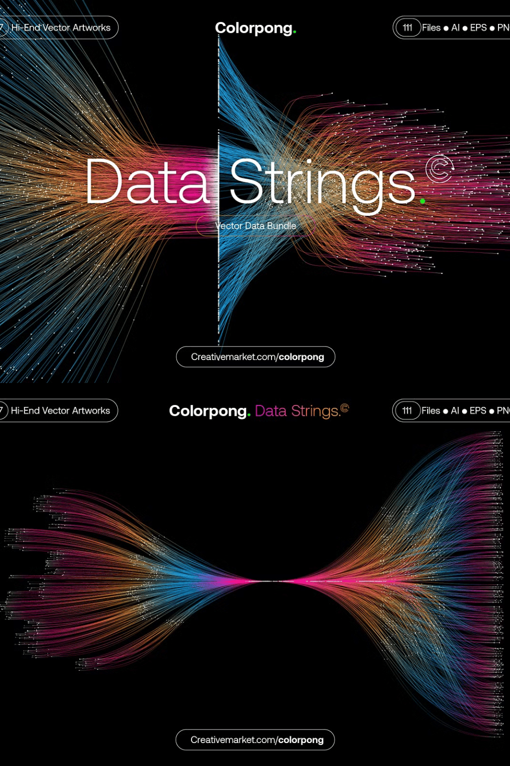 Data Strings – Vector Bundle - Hecavi - Illustrations Inspiration Website